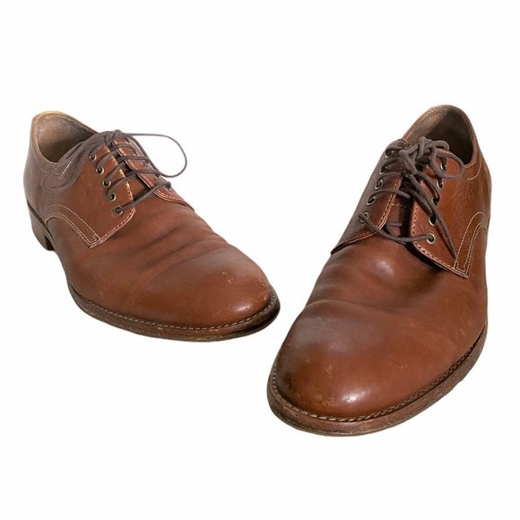 H.S. Trask | Shoes | Hs Trask Mens Brown Leather Oxford Dress Shoes ...